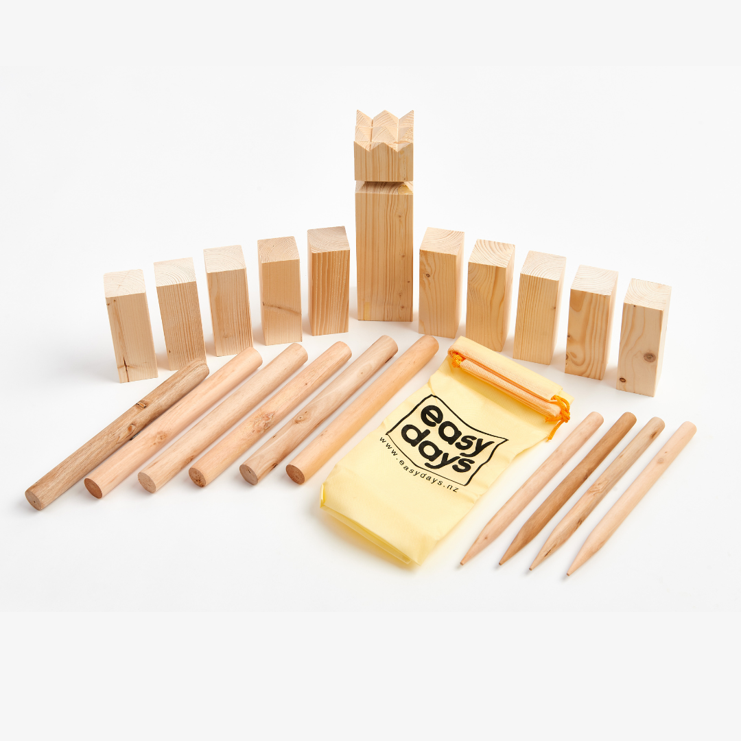 Wooden Kubb Set in Carry Bag - XO Gifts